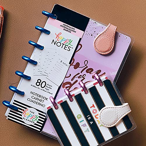 Smalibal Magnetic Bookmarks, Faux Leather Bookmark Book Marks, Magnetic Page Marker for Kids, Men, Women, Teachers, Students, Book Lovers, Birthday New Year Christmas Graduation Gift Auburn