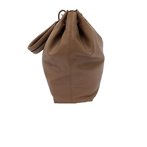 A New Day Women's Snap Closure Shoulder Bag in Sandpiper Brown