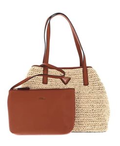 guess vikky tote, natural/cognac