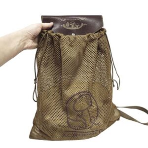 Acropolis Morel Mushroom Hunting Bag - Forage Purse for Morels - Mushroom Hunting Bag Picking - Haversack Crossbag - Forage Pouch for Hiking, Morel Mushrooms, Camping, Hunting