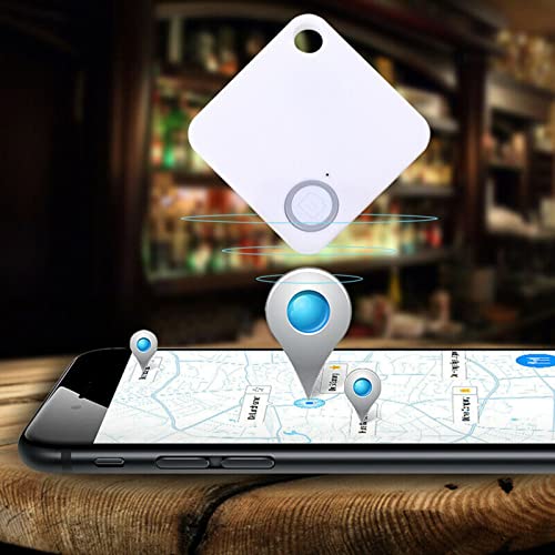 Key Finder with App Bluetooth Tracker Smart, Up to 80 ft Range GPS Tracking Locator, Anti-Lost Tracker APP Control Compatible iOS Android for Keys, Pets, Phone, Wallet, Luggages and More