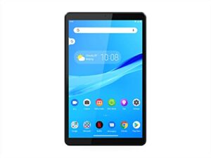 lenovo tab m8 tablet, hd android tablet, quad-core processor, 2ghz, 32gb storage, full metal cover, long battery life, android 10 pie, iron grey