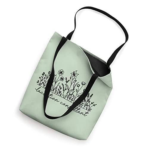 Floral Lactation Consultant Tote Bag