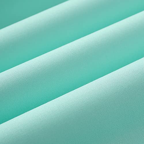 Wooqu Book Cloth, Fabric Surface and Paper Backed, Durable, Strong, 17x29”, for Book Binding, Mint Green