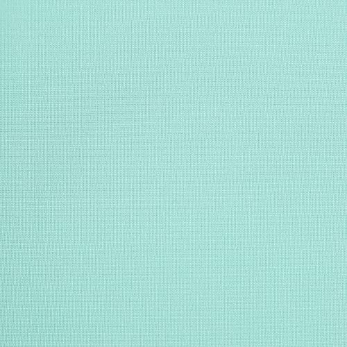 Wooqu Book Cloth, Fabric Surface and Paper Backed, Durable, Strong, 17x29”, for Book Binding, Mint Green