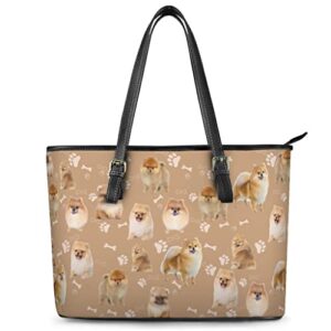 pomeranian womens bag handbag top handle bag handbags for travel work white large