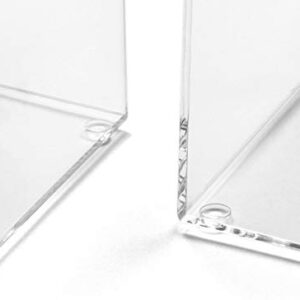 OSCO Clear Acrylic Very Small Bookends, ABE-2