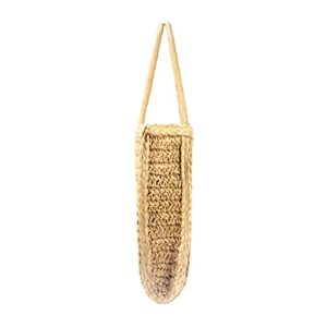 Handwoven Straw Vintage Purse Bag Bohemian Large Straw Beach Bag Chic Casual Handbag Shoulder Bag Tote Rattan Vacation Bag