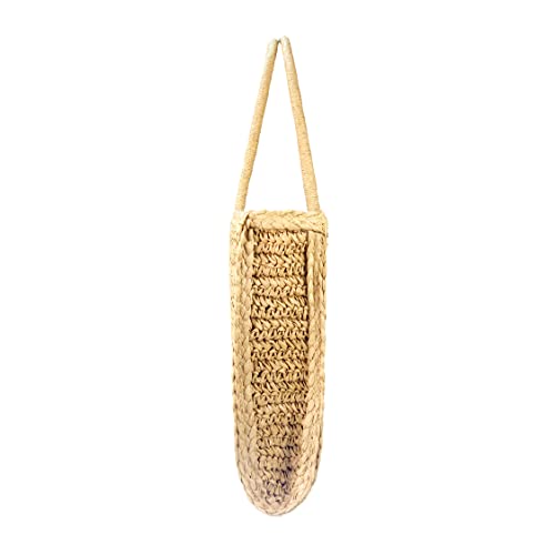 Handwoven Straw Vintage Purse Bag Bohemian Large Straw Beach Bag Chic Casual Handbag Shoulder Bag Tote Rattan Vacation Bag