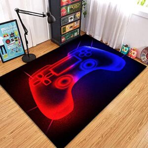 gaming rugs for boy’s bedroom​ ultra soft rugs for bedroom ​applies to teens for girls kids room crystal velvet gamer rug indoor floor sofa rugs for living room ​game room decor