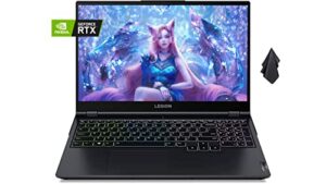 lenovo legion 5 gaming laptop, 15.6” fhd 120hz display, amd ryzen 5 5600h, geforce rtx 3050ti, 32gb ram, 1tb nvme pcie ssd, rgb backlit keyboard, wireless-ax, dp, hdmi, windows 11 home, blue