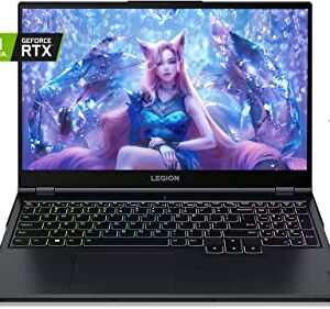 Lenovo Legion 5 Gaming Laptop, 15.6'' FHD 120Hz Display, AMD Ryzen 5 5600H, GeForce RTX 3050Ti, 32GB RAM, 1TB NVMe PCIe SSD, RGB Backlit Keyboard, Wireless-AX, DP, HDMI, Windows 11 Home, Blue