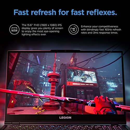 Lenovo Legion 5 Gaming Laptop, 15.6'' FHD 120Hz Display, AMD Ryzen 5 5600H, GeForce RTX 3050Ti, 32GB RAM, 1TB NVMe PCIe SSD, RGB Backlit Keyboard, Wireless-AX, DP, HDMI, Windows 11 Home, Blue