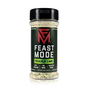 tequila lime – feast mode flavors – low sodium, no msg, gluten free, all natural, meal prep seasoning , healthy , lime juice powder , tequila seasoning