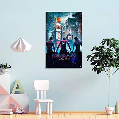 SPMDH 2021 No Way Home Movie Poster Decorative Painting Canvas Wall Art Living Room Posters Bedroom