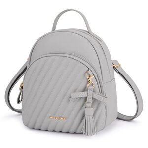 missnine mini backpack for women cute small backpack purse girls pu leather tassel bookbag designer satchel bags