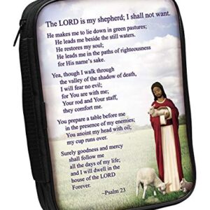 The Lord is My Sheperd African American Bible Cover 7"x10"