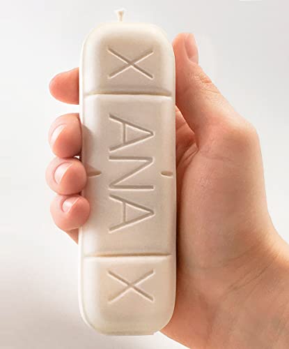 Xanax Pill Anti-Stress Soy Candle - Enjoy Natural Relaxation, Romantic Soft Glow, Impressive Realistic Detail. Aesthetic Home Decor, Living Room, Bedroom. Cute Funny Novelty Gift, 5.1 x 1.5