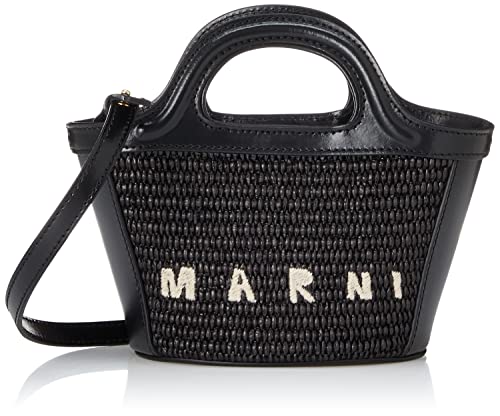 MARNI(マルニ) Tote Bag, Black (Black 19-3911tcx)