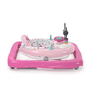 Disney Baby Minnie Mouse 2-in-1 Forever Besties Baby Walker - Easy Fold Frame and Removable-Toy Station, Age 6 Months+