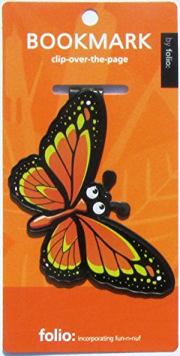 Butterfly Bookmarks (Clip-over-the-page) Set of 2 - Assorted colors