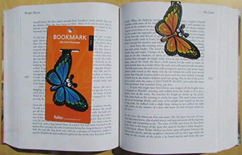 Butterfly Bookmarks (Clip-over-the-page) Set of 2 - Assorted colors