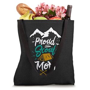 Proud Scout Mom Scout Leader Scout Spirit Outdoor Adventure Tote Bag