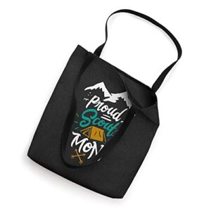 Proud Scout Mom Scout Leader Scout Spirit Outdoor Adventure Tote Bag