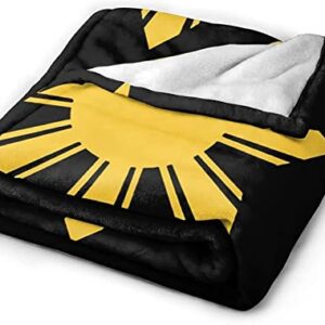 Philippines Filipino Pinoy Flag Blankets and Throws Twin Large Blanket Warm Soft Blankets for Couch Bed Sofa Travel Plush Blanket All Season for Women Men