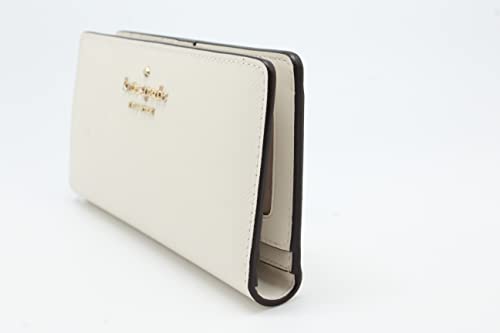 Kate Spade New York Staci Large Slim Bifold Wallet (Parchment)