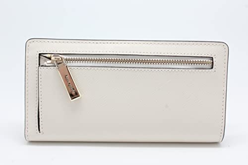 Kate Spade New York Staci Large Slim Bifold Wallet (Parchment)