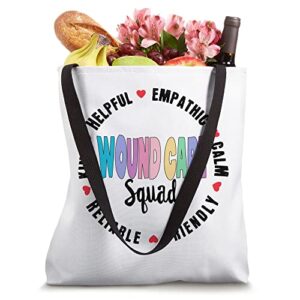 Wound Care Nurse Squad Appreciation Graduation Staff RN Tote Bag