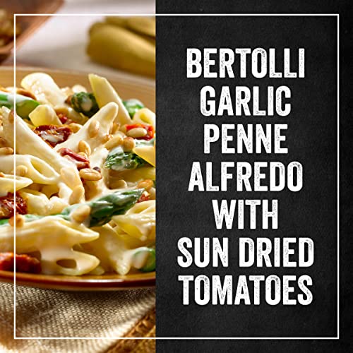 Bertolli Garlic Alfredo Sauce with Aged Parmesan Cheese, Authentic Tuscan Style Pasta Sauce made with Fresh Cream and Real Butter, 15 OZ