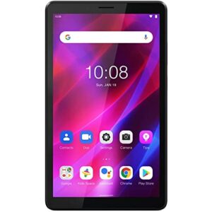 lenovo tab m7 3rd gen 7″ hd 32gb wi-fi tablet, mediatek mt8166, 2gb ram, 2mp rear & 2mp front camera, android 11, iron gray