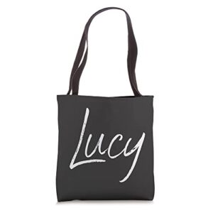 Lucy First name Design Tote Bag