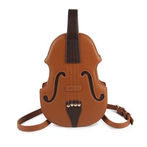 oweisong women music tote bag violin purse backpack novelty leather piano shoulder crossbody bag handle handbag for ladies