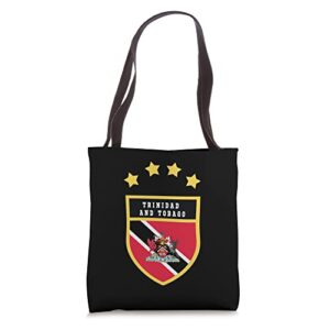 trinidad and tobago coat of arms souvenir gift flag tote bag