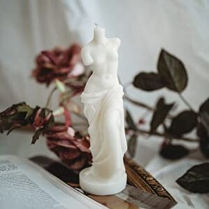 Statue Soy Wax Scented Candle for Home Decoration Wedding Christmas Birthday Valentine's Day (Venus Candle)