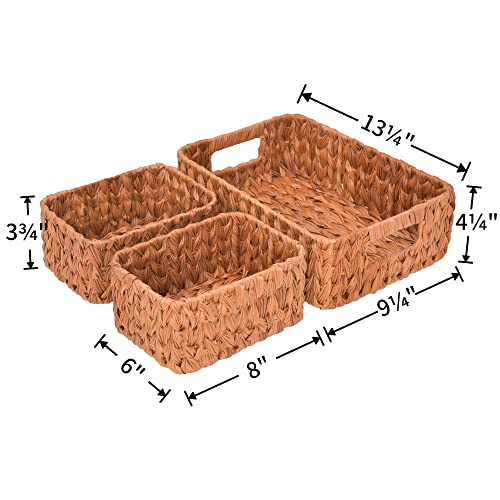 GRANNY SAYS Bundle of 3 Sets Wicker Storage Baskets