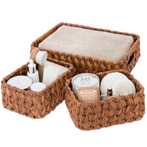 GRANNY SAYS Bundle of 3 Sets Wicker Storage Baskets