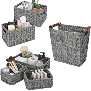 granny says bundle of 3 sets wicker storage baskets