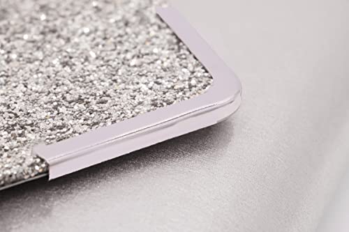 Lytosmoo Women Sparkling Evening Clutch Purse Formal Glitter Party Wedding Handbag Envelope Crossbody Shoulder Bag