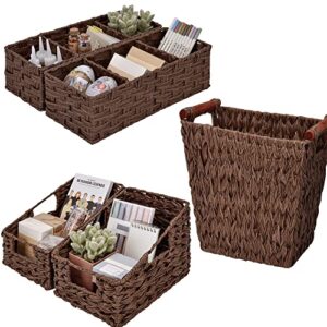 granny says bundle of 3 sets wicker storage baskets