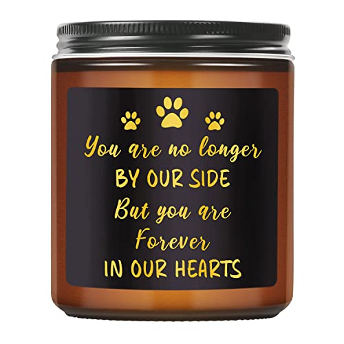 Pet Loss Gifts, Pet Memorial Gifts for Dogs, Dog Sympathy Gifts, Dog Remembrance Gifts, Dog Bereavement Gift, Dog Loss Gifts, Dog Keepsake for Women, Men, Dogs Lovers - Lavander Scented Candles