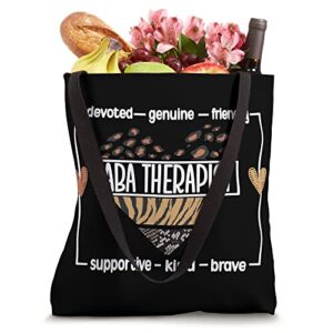 ABA Therapist Applied Behavior Analysis Therapy Tote Bag