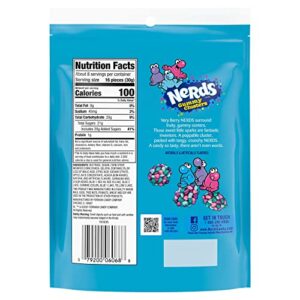 Nerds Gummy Clusters Candy, Very Berry, Resealable 8 Ounce Bag