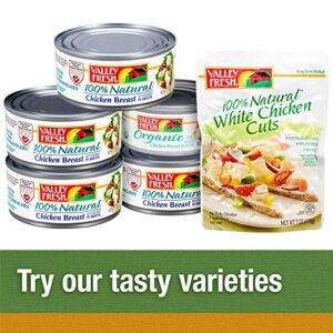 Valley Fresh 100% Natural, Chicken Breast in Broth, 10 oz