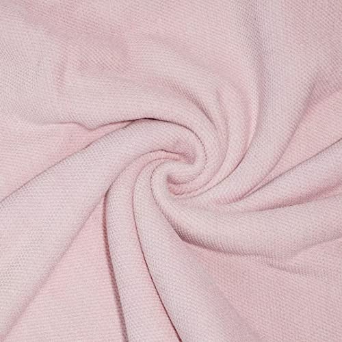 Oversized Chenille Sherpa Blanket, Warm Cozy Sherpa Blanket Soft Fluffy Blanket for Couch Bed Sofa, Pink, 60x80 inches, All Season