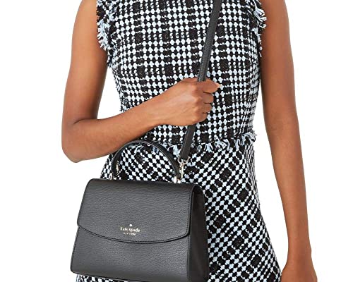 Kate Spade Darcy Leather Top Handle Satchel Crossbody in Black