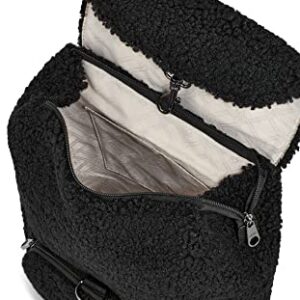 UGG womens Inara Sherpa Backpack, Black, One Size US